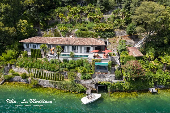 Exclusive Lakefront Villa With Heated-pool - Lugano