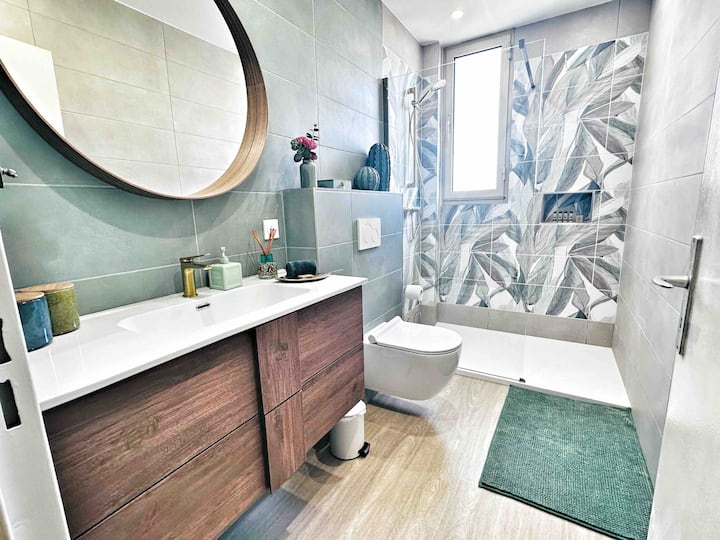 Charmant 2p Climatisé, Balcon, Wifi Fibre, Tramway - Èze