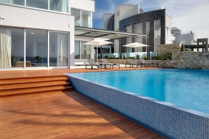 R 903 Sunset 6 Bedroom Villa With Garden View,pool View & Sea View - - Ayia Napa