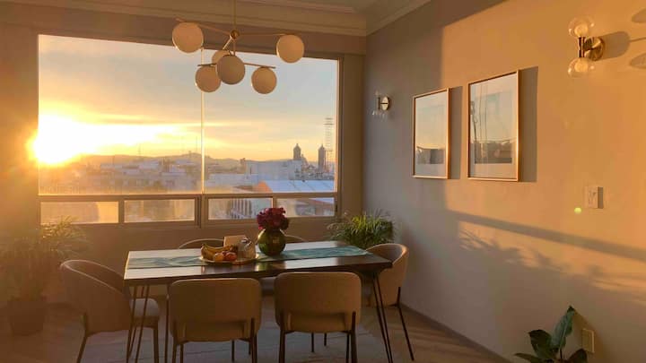 3 Bdr Chic Art Deco Gem At Historical Downtown - Puebla