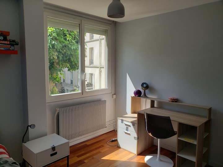 Paris 19/20 à 2 - 2chambres Et 1 Sdb / éQuipé - Paris