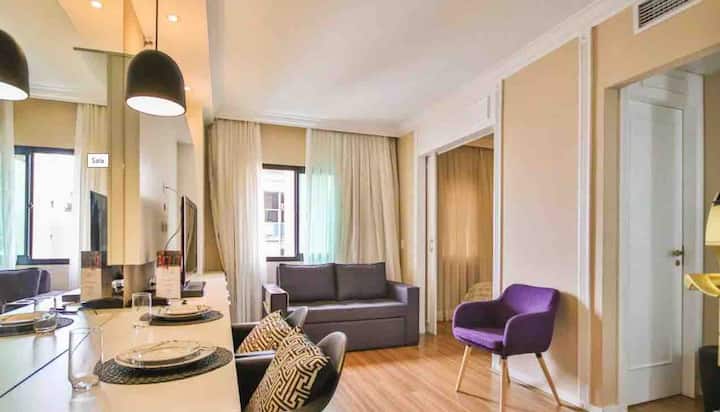 Flat Incrível Ao Lado Da Av. Paulista - Sao Paulo