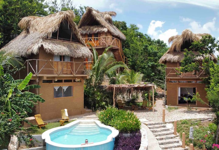 Peace, quiet & nature. Casa Axolotl, bungalow #5 - Bungalows for Rent ...