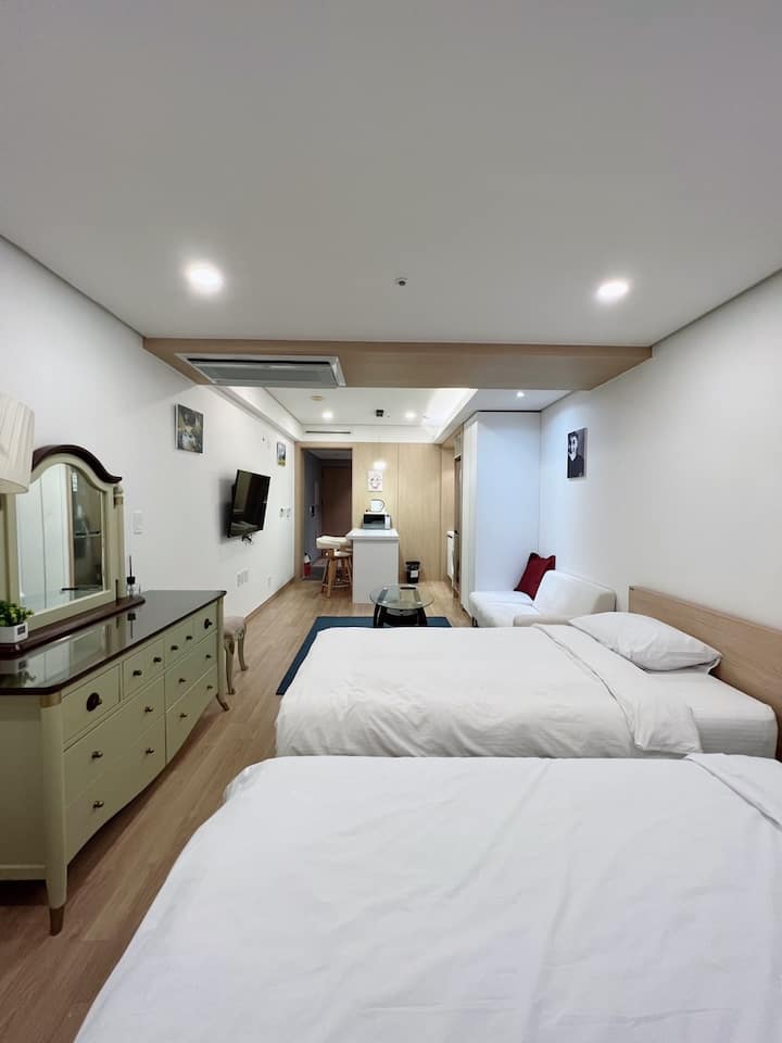 12[bexco Convention]패밀리트윈(3인)#무료주차#해운대 광안 밀락더마켓#22 - Busan