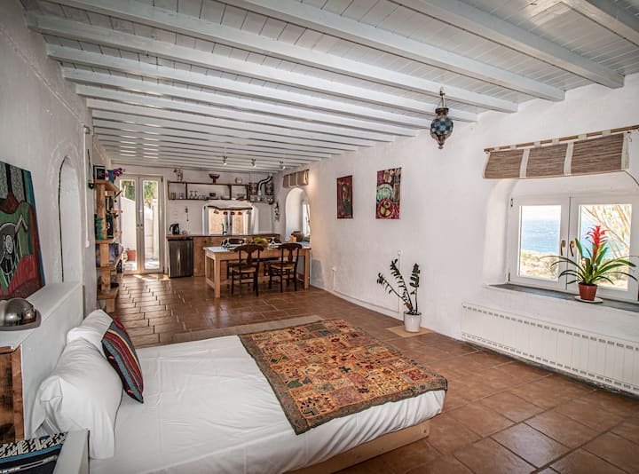 Lilly's Seaview Apartment - Above Mykonos Town - Mykonos Region