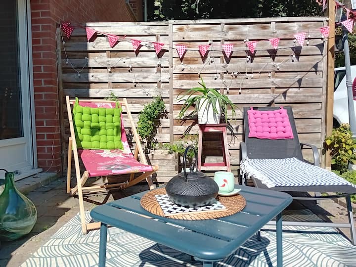 Appart Avec Terrasse à 10' Du Centre De Lille - Ronchin