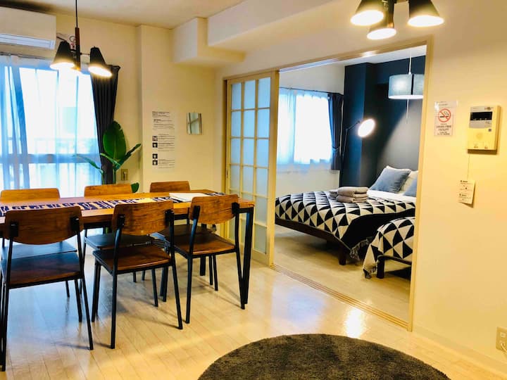 F28 Susukino/tanuki-kouji/6pax/1min 2 Station - Sapporo