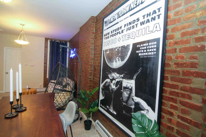 Cool Modern Space With Private Patio Close To Nyc - Jersey City, NJ