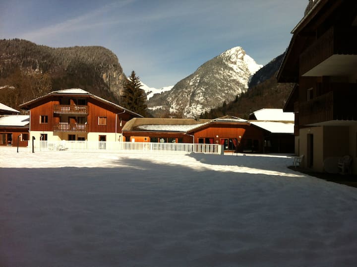 Samoens Appartement 6 Pers Rez De Jardin Piscine - Sixt-Fer-à-Cheval