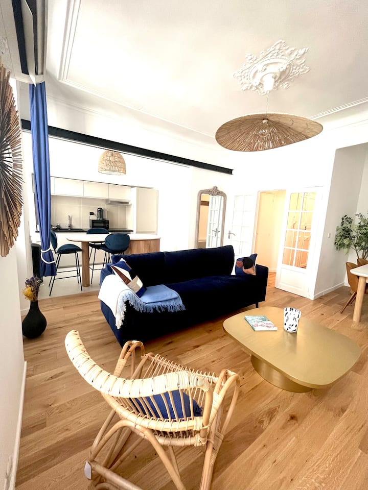 L’appartement Bleu, T3 : Canebière & Vieux- Port - Marseille