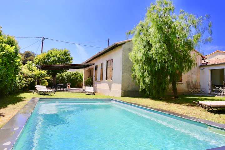 Var-maison-mer-piscine-climatisée-les Sablettes - La Seyne-sur-Mer