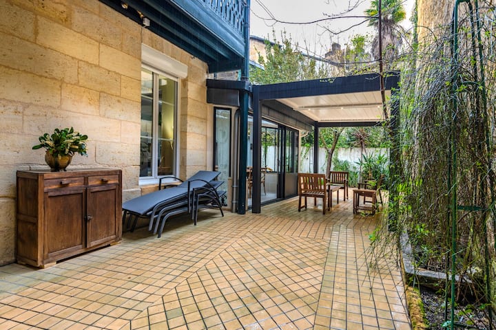 Appartement Atypique Et Jardin, Classé 3 éToiles. - Bordeaux