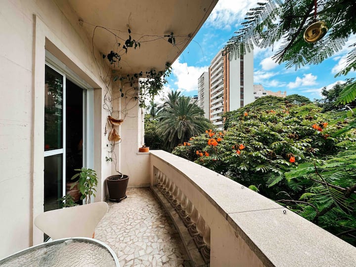Elegant & Bright Apartment W/ Terrace Higienopolis - São Paulo