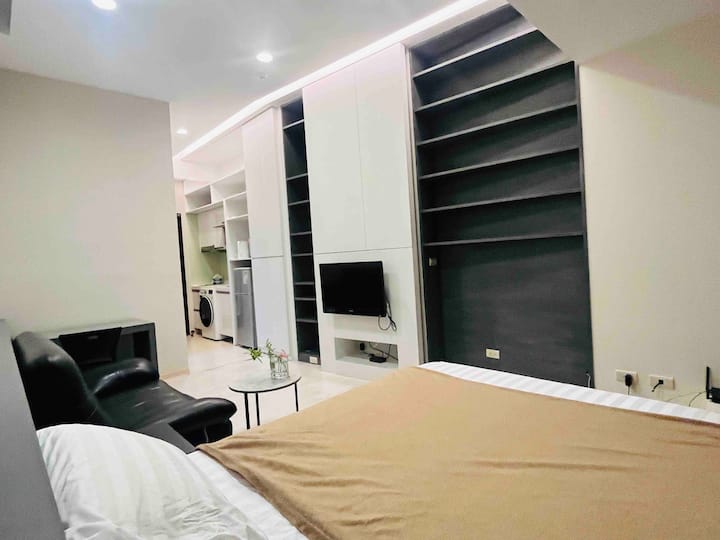 Luxury Studio-24hrs Security-mrt-taipei 101_2 - Taipei