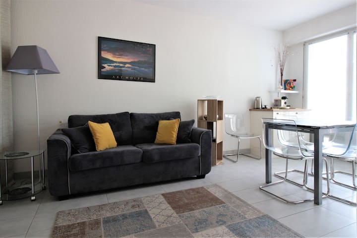 🎀5mn A Pied Du Lac Residence Calme Avec Balcon 🅿 - Annecy