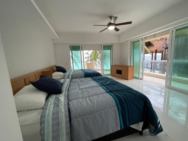 Departamento Frente Al Mar - Puerto Morelos