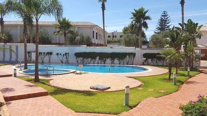 Appartement Cosy à 3 Min De La Plage_piscine&calme - Skhirat