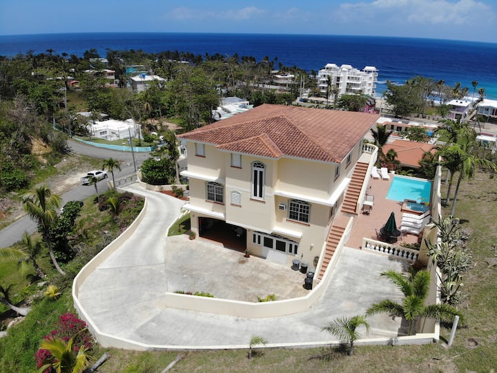 Ocean View Paradise (2 Houses, 26 Guests, 2 Pools) - Caribe