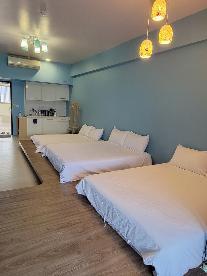 【蔚藍海】龜山島海景日出第一排4-8人套房近滿山望海~my Ocean,my Holiday - 坪林區