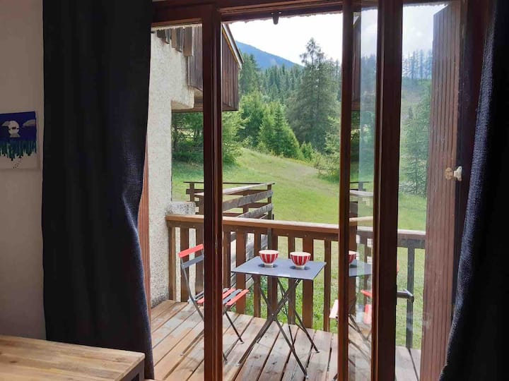 Les Orres Appartement Rénové Départ Ski Aux Pieds - Les Orres