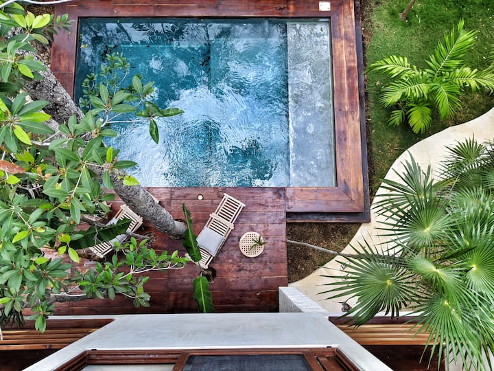 Villa Pixam ♔ Luxury Villa ♕ Rooftop & Garden Pool - Riviera Maya