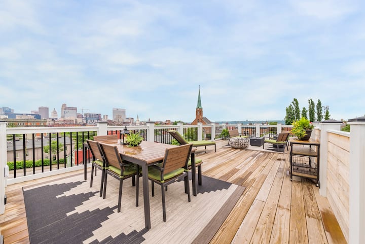 Huge Private Rooftop! Free Garage Parking! Otr! - シンシナティ, OH