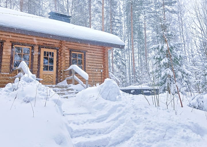 Mökki Porealtaalla, Keinusaunalla & Biitsikentällä - Päijät-Häme