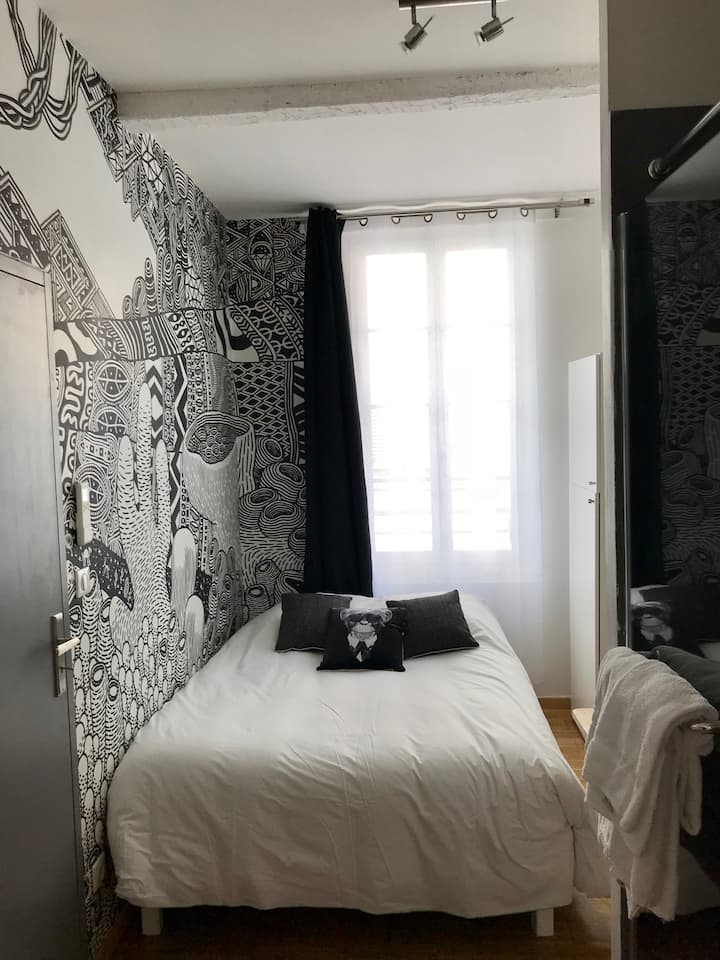 N•21 Arty Room Sans Cuisine -Panier Accès Roof Top - Marsella