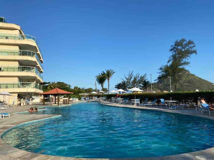 Flat Pé Na Areia Com Piscina No Rio De Janeiro! - Recreio dos Bandeirantes