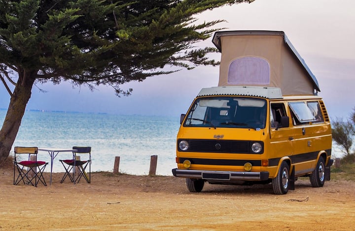 Location Combi Vw 4/5p Authentique Westfalia 1980 - Saint-Trojan-les-Bains