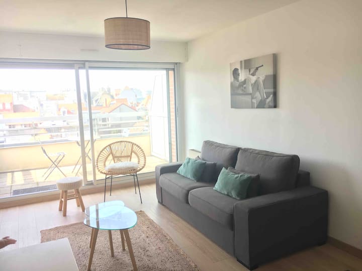 Grand Studio Lumineux Terrasse Sud Dernier éTage - ibis Thalassa Le Touquet