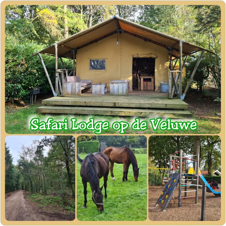 Glamping Safari Lodge Op De Veluwe |Eigen Badkamer - Nijkerk