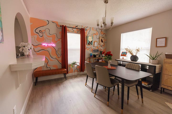 Entire 3 Bd Home W/ Murals + Parking By Downtown - Winter Park, FL