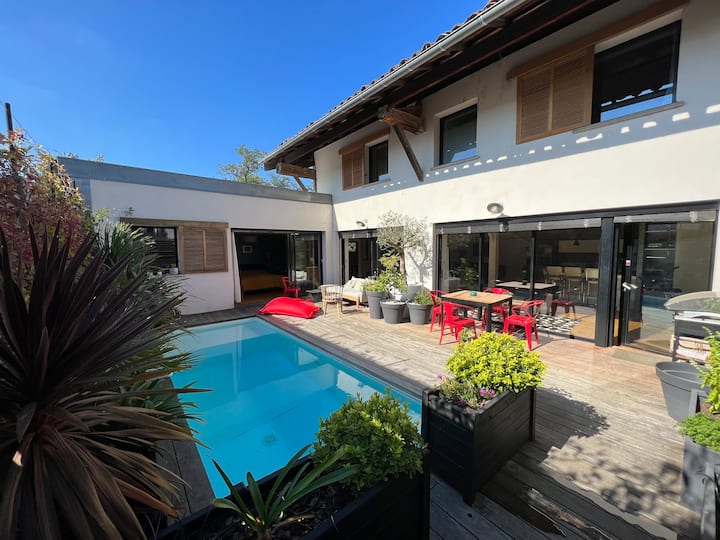 Maison Piscine, Jardin, 6/8 Pers, Centre Ville - Toulouse