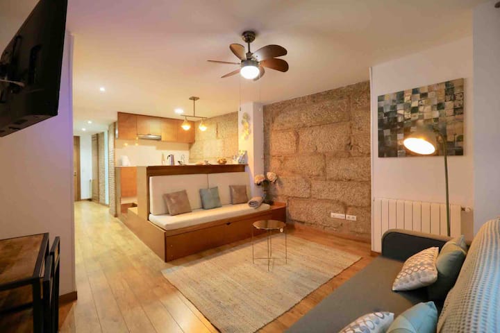 Céntrico Estudio B Parking,wifi,netflix. Vigo. - Vigo