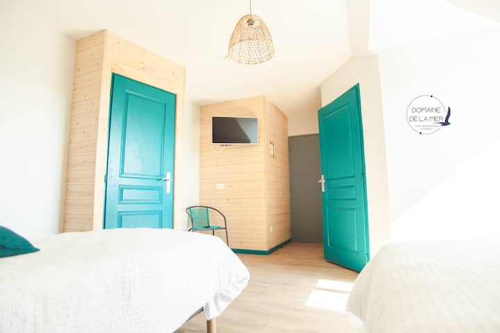 Chambre Double. Domaine De La Mer - Ault