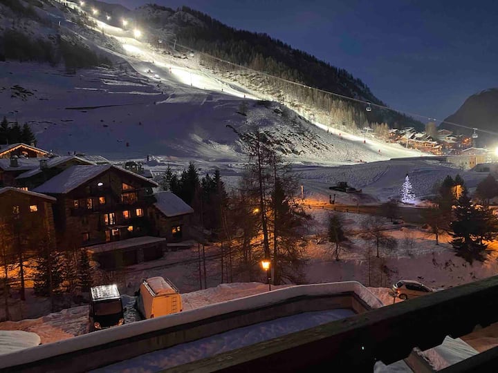 F3 De Standing Vue Sur Les Pistes Avec  Garage. - Val-d'Isère