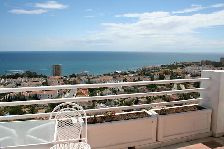 Panoramic Sea View Duplex Apartment, Near Beach - Calahonda