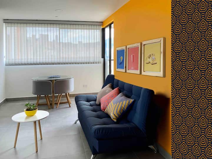 Apto Moderno Balcón Medellín, Poblado (5 Personas) - Envigado