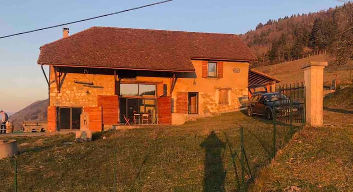 Véritable Grange Rénovée , Jacuzzi - Voiron