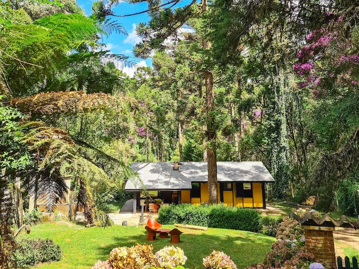 Cabana Em Terreno Amplo, Pet Friendly - Campos do Jordão