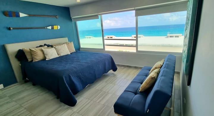 Oceanfront Penthouse 3br Private Terrace - Cancún