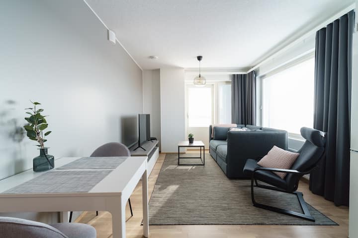1br Apt Near Station / Sauna / Free Parking - Oulu