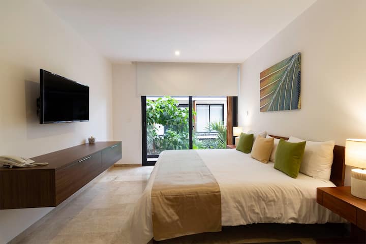 ♥Chic -Cozy Studio♥ Beach 2m- Gym & Free Parking - Playa del Carmen