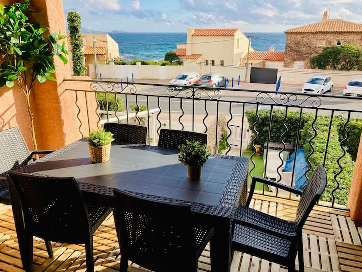 Superbe Appartement Avec Terrasse Vue Sur Mer - Sausset-les-Pins
