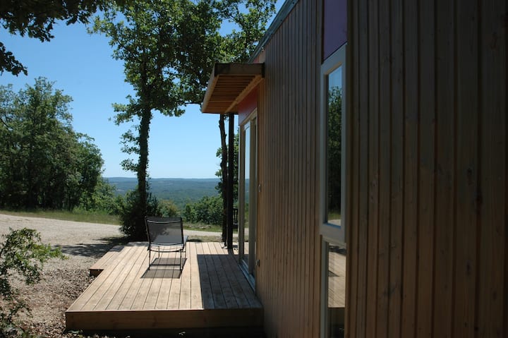St Cirq Lapopie Chalet Panoramique Vue Sur Quercy - Lot