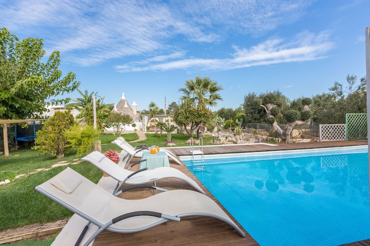 Trullo Suenn - Piscine Privée - Jeux Pour Enfants - Apulia