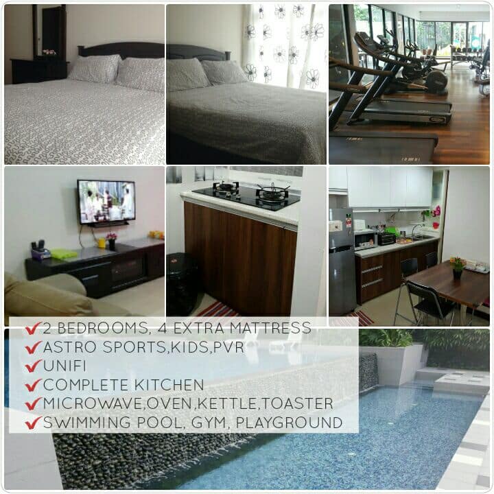 High Security Condo 2 Br Sleeps 8/wifi+netflix - Shah Alam