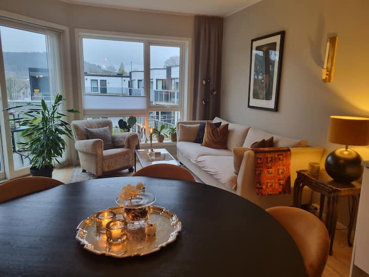 Delikat Og Moderne Leilighet I Rolige Omgivelser. - Bergen