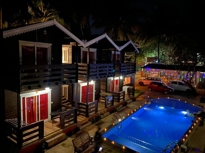 2 Bed Room Cottage @ Casa Obrigado With Pool - Goa